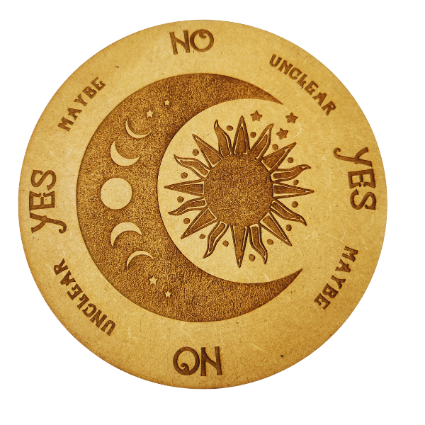 Moonphase and Sun Pendulum Board – Raziel Designs