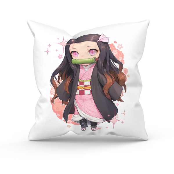 Nezuko Throw Pillow – Raziel Designs