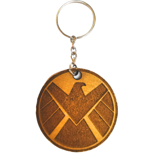 Nick Fury Logo Themed Keyring – Raziel Designs