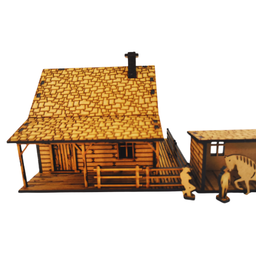 Wild West House DIY Build It Yourself Kit – Raziel Designs